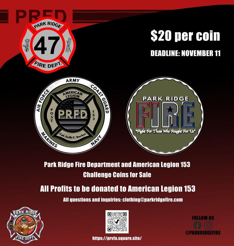 The Park Ridge Fire Department is a proud supporter of our troops and ...